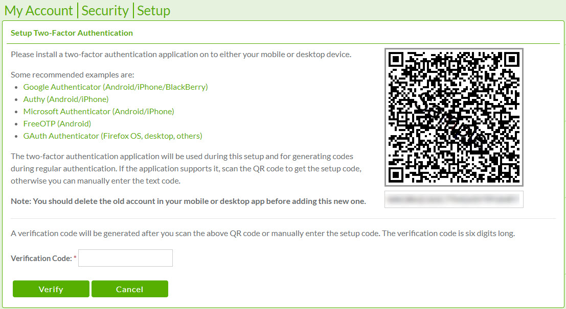 Two-Factor Authentication - VFD Academy